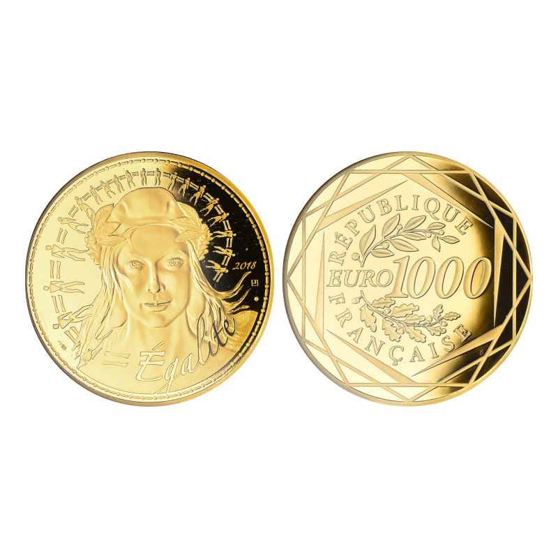 1000 Χρυσά Ευρώ Marianna – Égalité (2018) - MINA GOLD